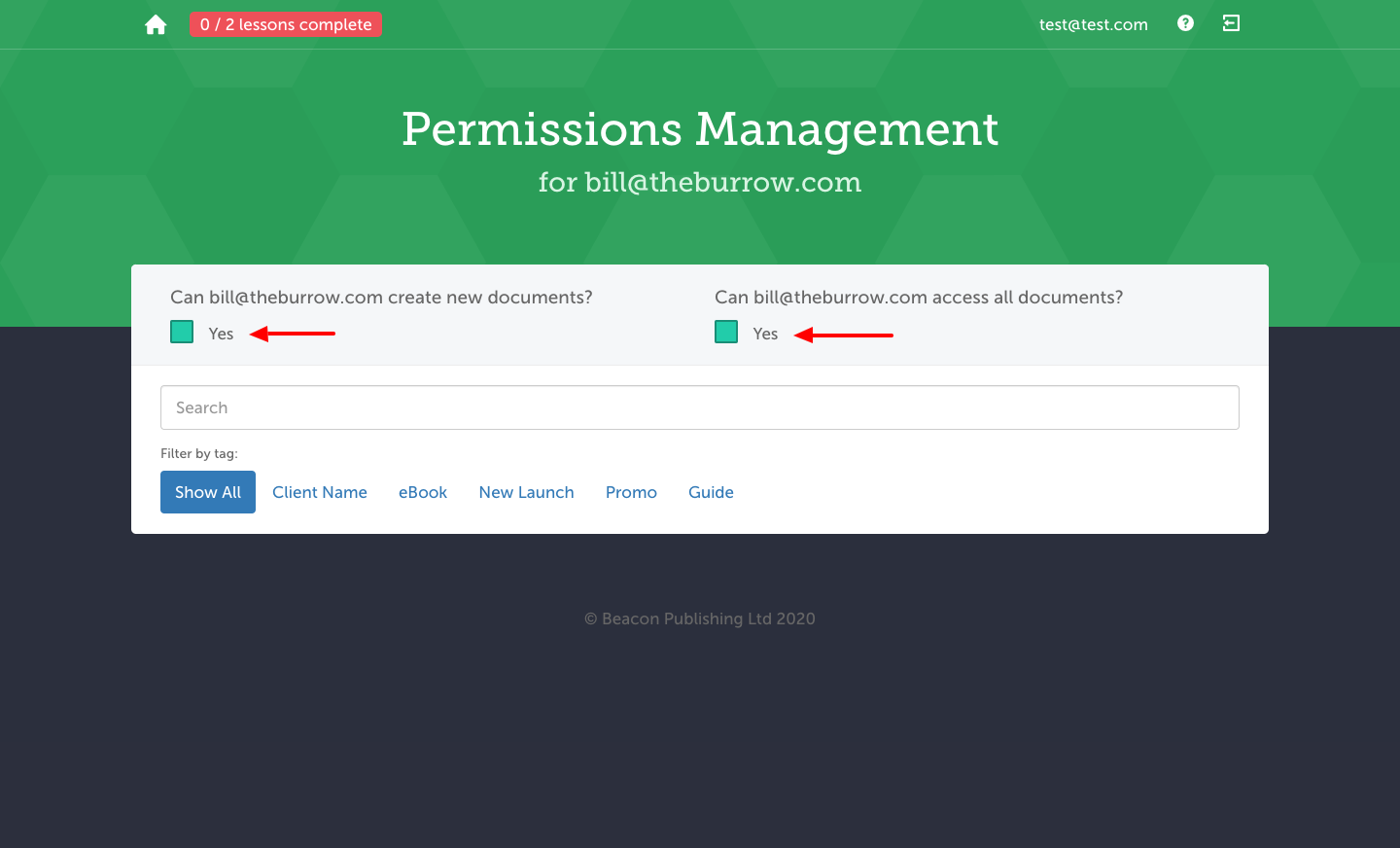 New Feature: Team Accounts - Beacon